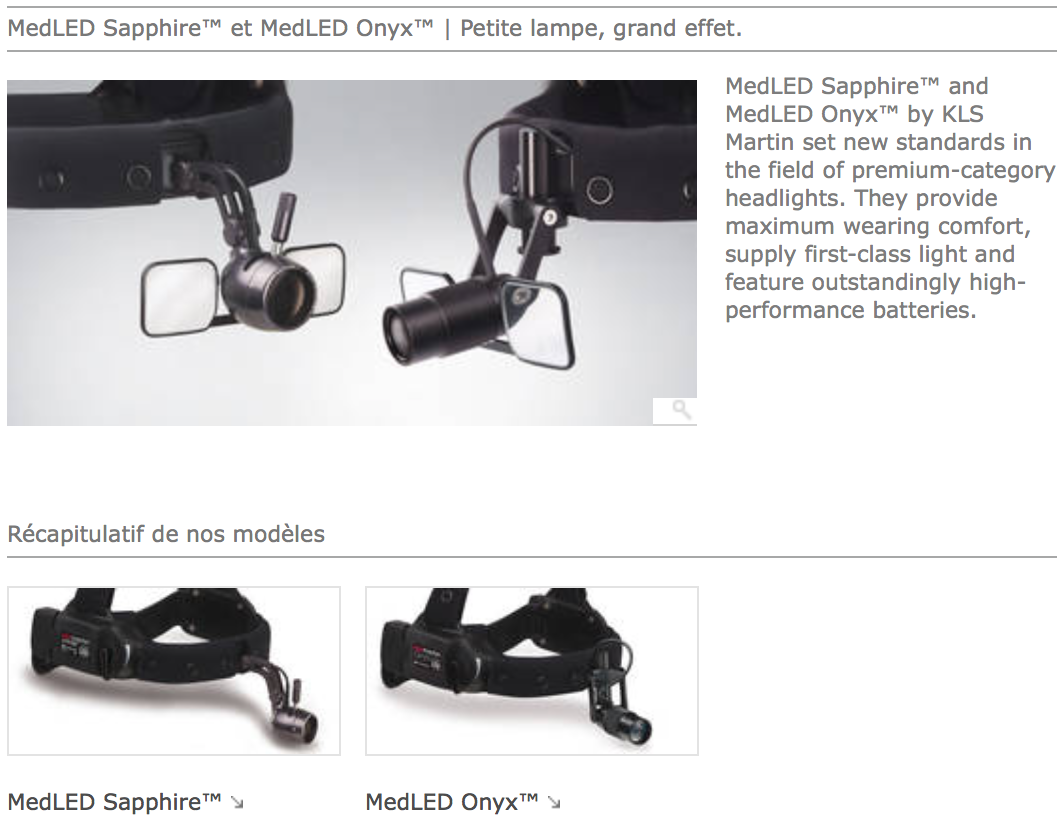 Eclairage Frontal MedLed Chrome | Alphacomed, équipement de bloc ...